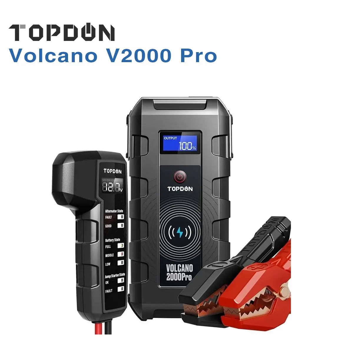 Topdon volcano 2000 jump starter store