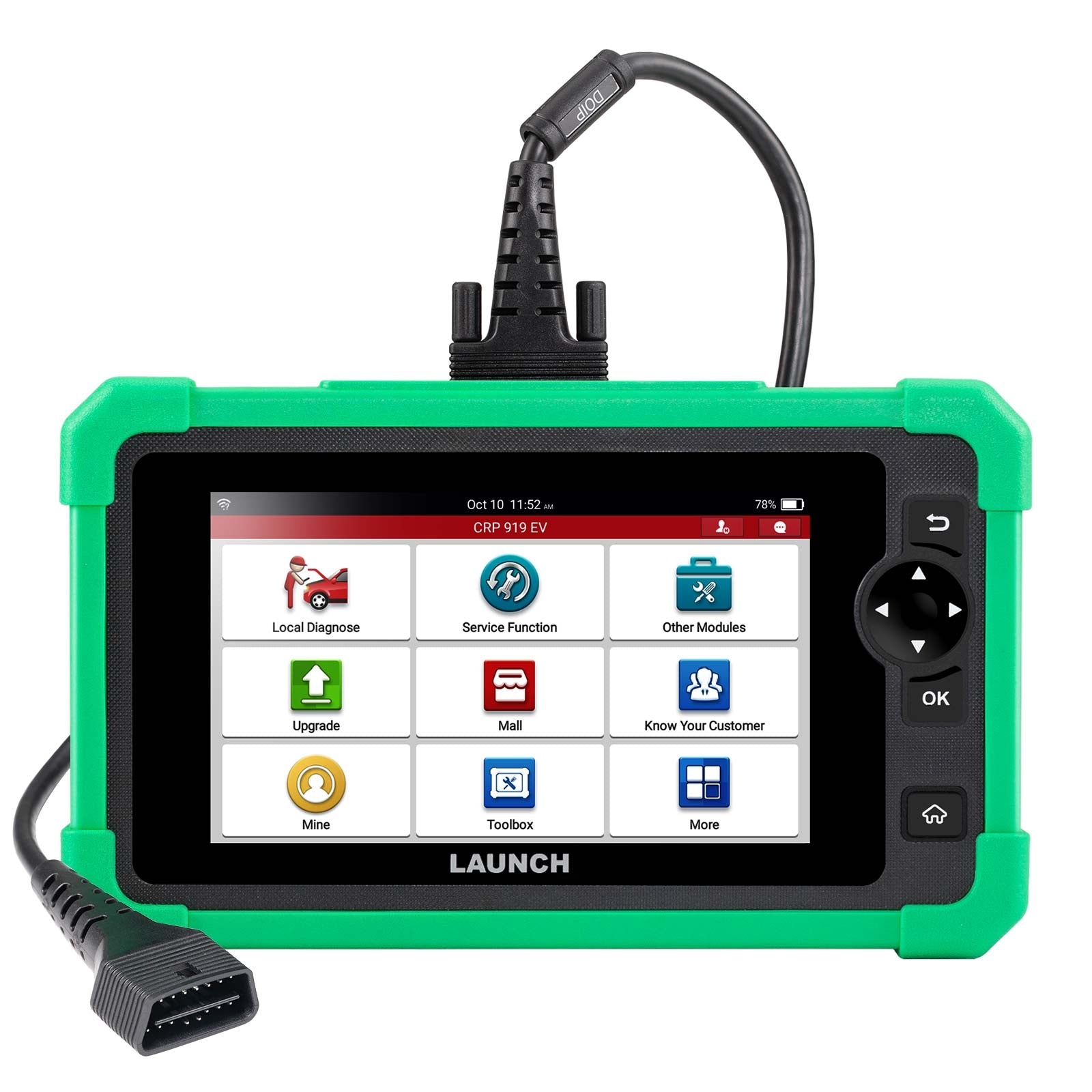 LAUNCH CRP919 EV Diagnostic Scanner for Electric Vehicles New Energy C ...