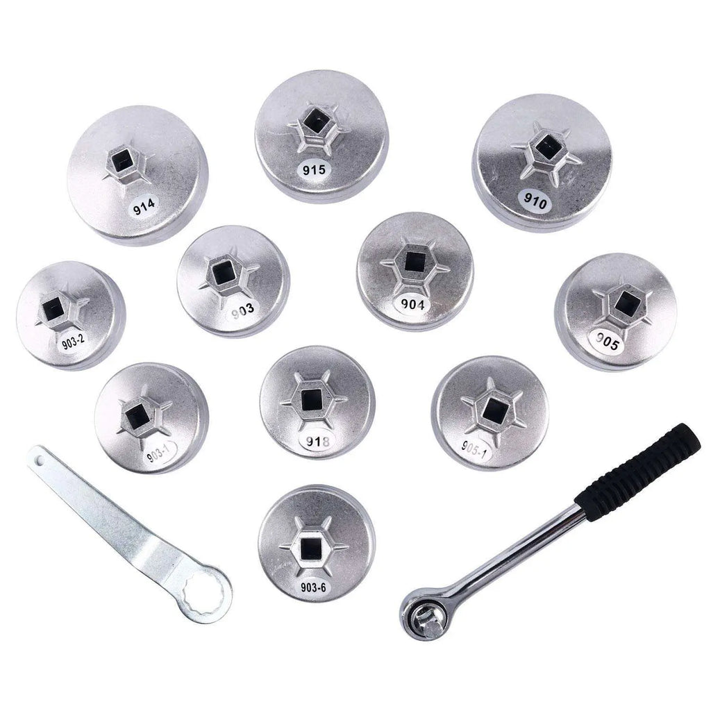 23pcs Cup Type Oil Filter Wrench Set Removal Tool - FairTools