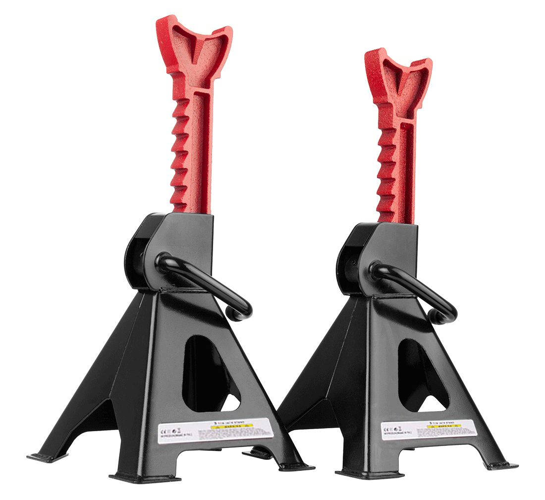 2pcs 3Ton Car wheel jack stand with foot pad auto tyre stand car ...