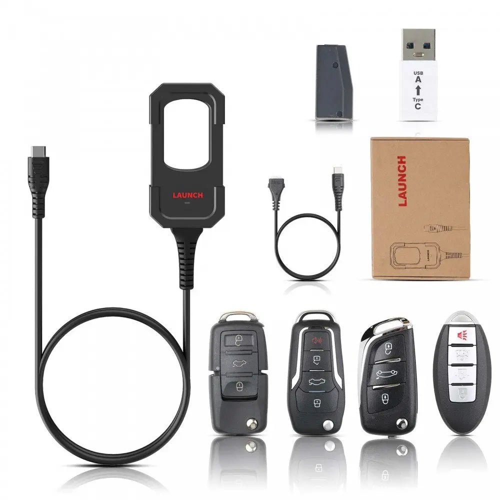 Launch X431 Key Programmer Remote Maker with 4 Sets of Smart Keys and ...