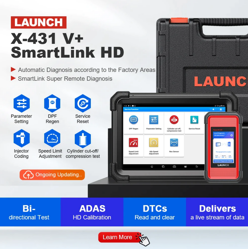 Launch X431 V+ Smartlink HD Commerial Vehicle Diagnotic Scan Tool ...
