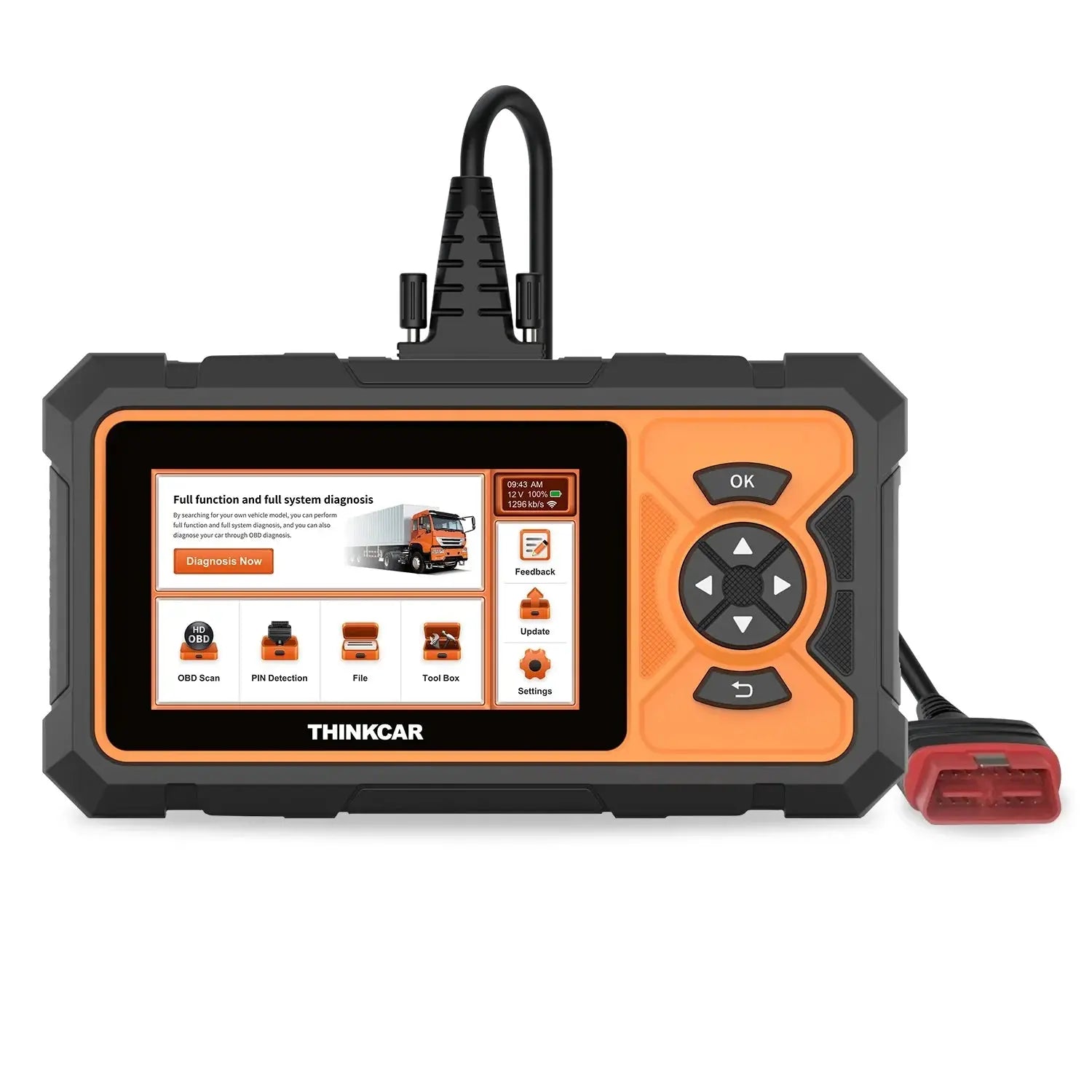 THINKCAR Thinkscan HD 5 Inch Heavy Duty Scanner with Lifetime Free ...