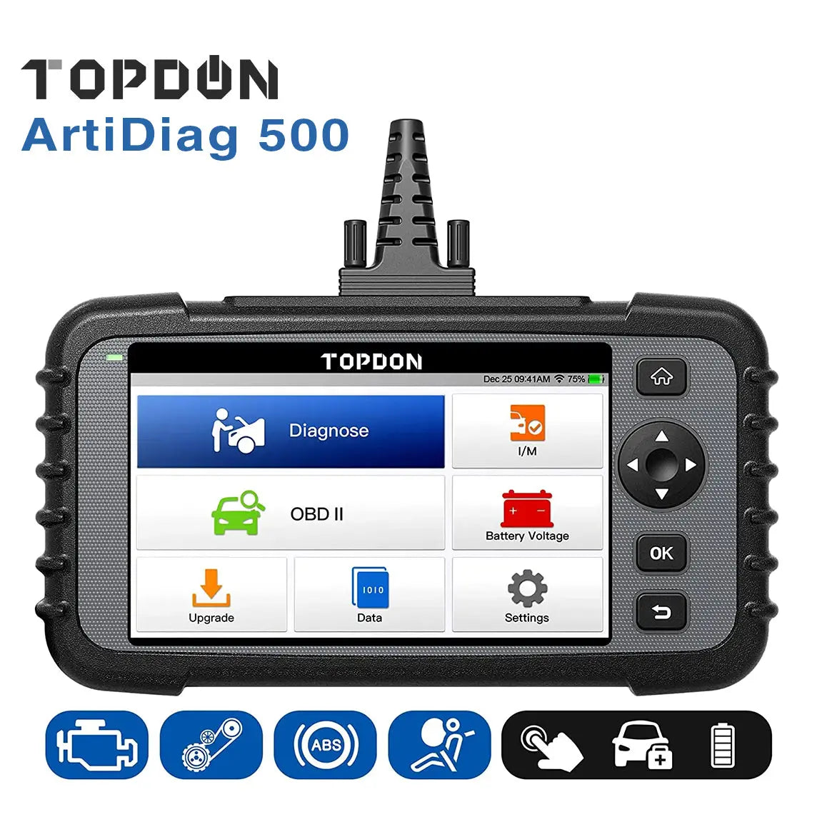 Topdon ArtiDiag 500 DTC Fault Code Diagnostic Scan Tool OBD2 Scanner ...