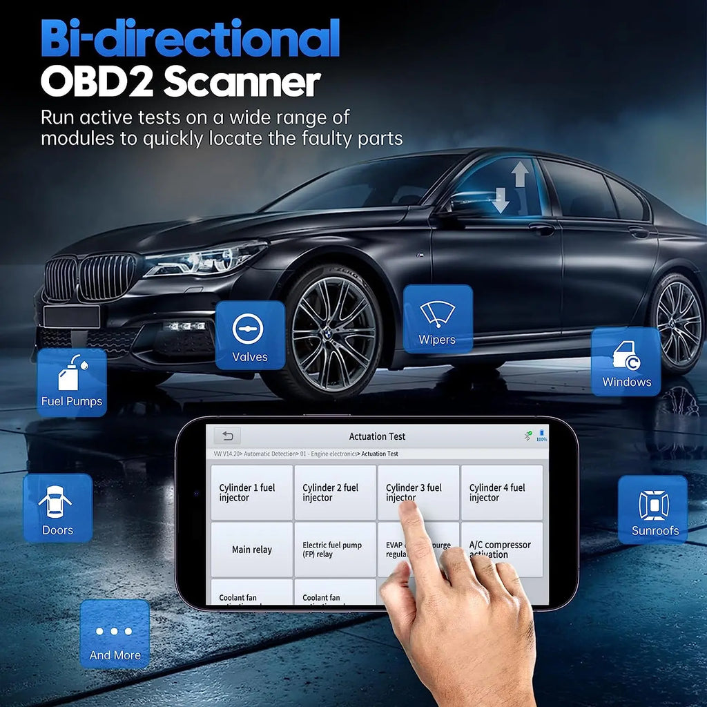 XTOOL Anyscan A30M Wireless BT Scanner for Android & iPhone - Vehicle ...